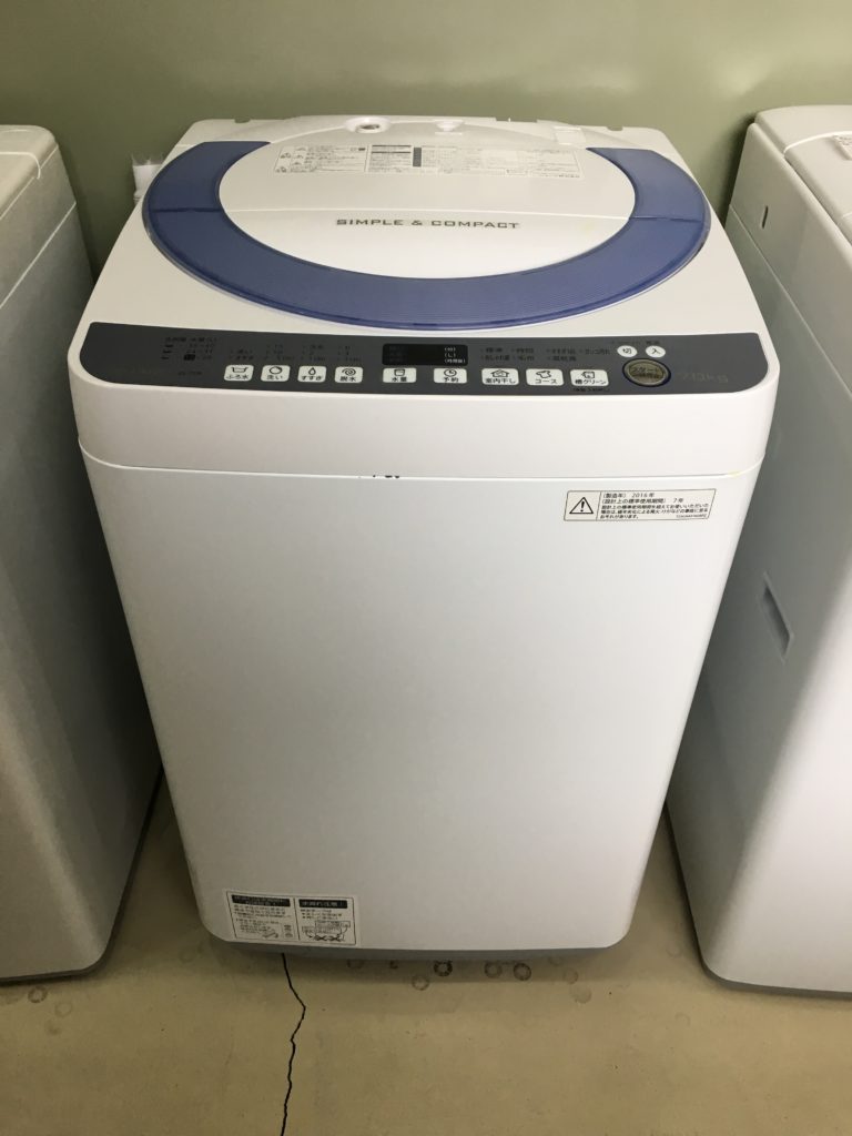 洗濯機／シャープ／SHARP／ES-T708／2016年製／7.0kg | 宇都宮のリサイクルショップ オトワリバース